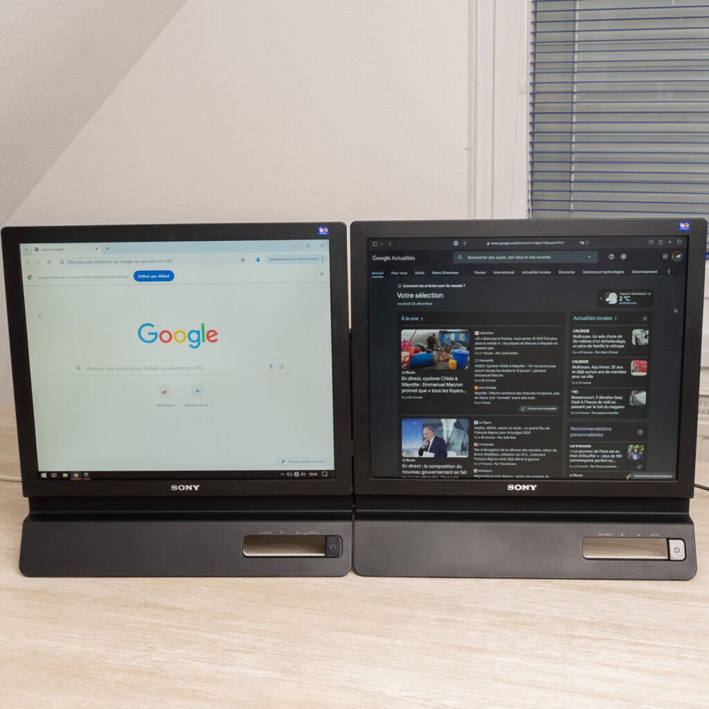 2 écrans Sony SDM-E96D (19 pouces) (occasion) | Studio M2V